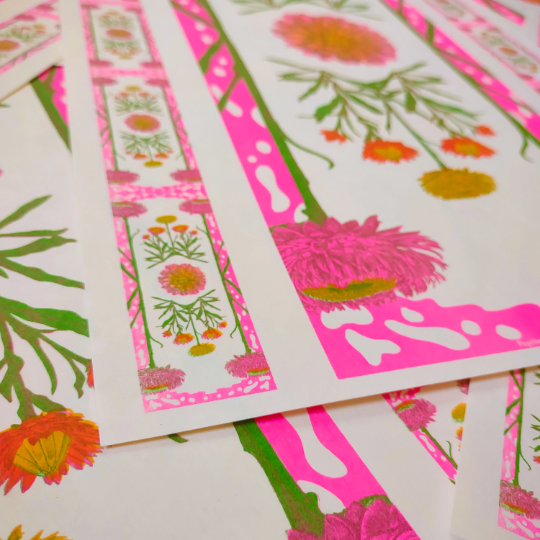 Riso Prints | Psychedelic Lens